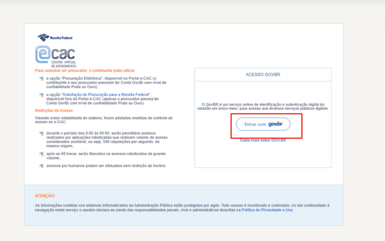 PASSO A PASSO PARA FAZER A AUTORIZAÇÃO / PROCURAÇÃO NO ECAC ...